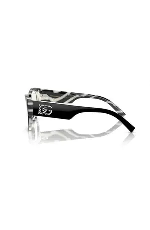 Dolce & Gabbana 51mm Butterfly Eyeglasses - Black