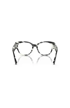 Dolce & Gabbana 51mm Butterfly Eyeglasses - Black