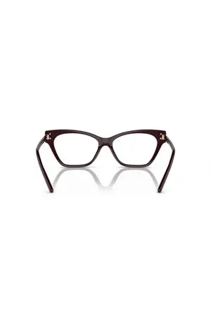 Tory Burch 54mm Cat Eye Optical Glasses