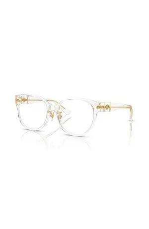 Versace 53mm Phantos Optical Glasses - Transparent