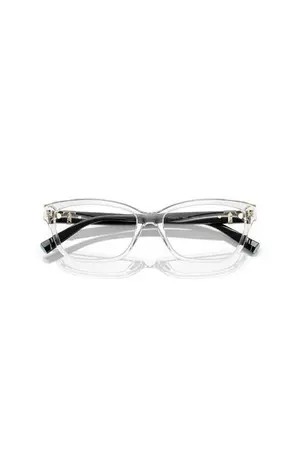 Tiffany & Co. 54mm Rectangle Eyeglasses - Transparent