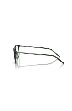 Dolce & Gabbana 54mm Square Full Rim Eyeglasses - Green