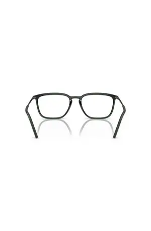 Dolce & Gabbana 54mm Square Full Rim Eyeglasses - Green