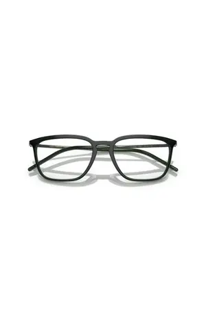 Dolce & Gabbana 54mm Square Full Rim Eyeglasses - Green