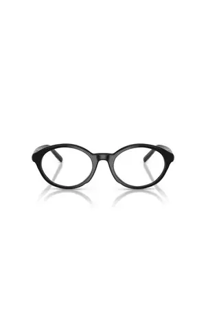 DIESEL® 50mm Oval Eyeglasses - Black