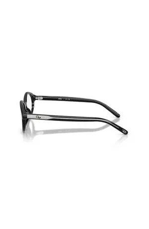 DIESEL® 50mm Oval Eyeglasses - Black