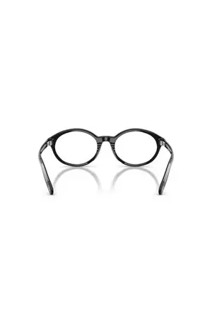 DIESEL® 50mm Oval Eyeglasses - Black