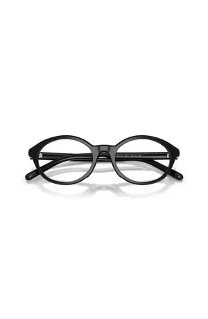 DIESEL® 50mm Oval Eyeglasses - Black