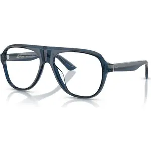 Oliver Spencer 54mm Pilot Optical Glasses - Blue