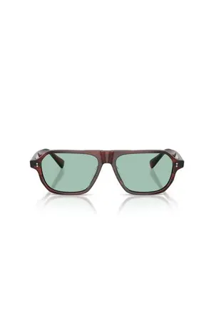 Oliver Spencer 56mm Irregular Optical Glasses