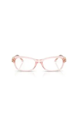 Michael Kors 54mm Round Eyeglasses - Pink