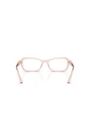 Michael Kors 54mm Round Eyeglasses - Pink