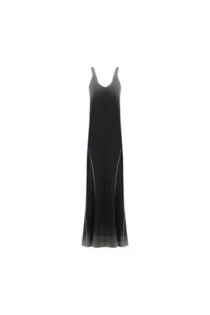 PCFG Acid Wash Maxi Dress - Black