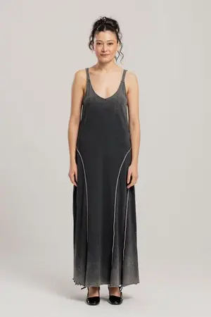 PCFG Acid Wash Maxi Dress