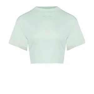 PCFG Pure Cotton Free Heaven Crop Tshirt - Green Surf Spray