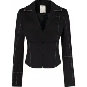 PCFG Corset Stitch Detail Blazer - Black