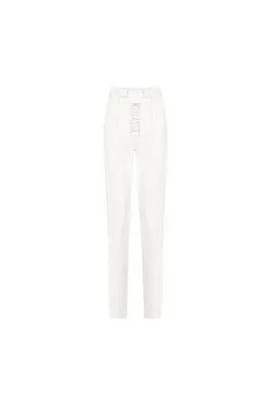 PCFG Free Heaven Casual Pant - White Blanc De  Blanc