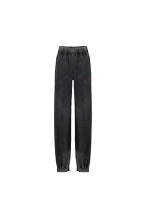 PCFG Pure Cotton Acid Wash Sweatpant - Black