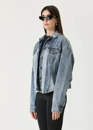 PCFG Inside-out Denim Jacket With Exposed Seams