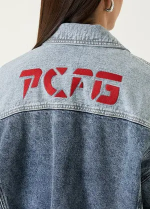 PCFG Inside-out Denim Jacket With Exposed Seams
