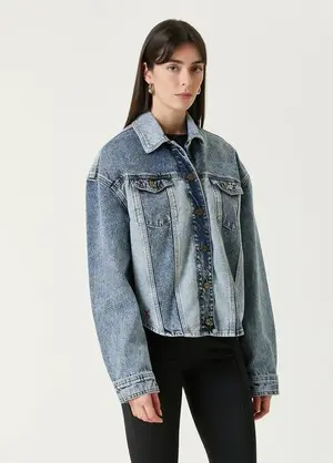 PCFG Inside-out Denim Jacket With Exposed Seams