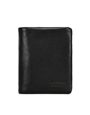 OLD TREND Clover Genuine Leather Slim Secure Trifold Rfid Wallet - Black