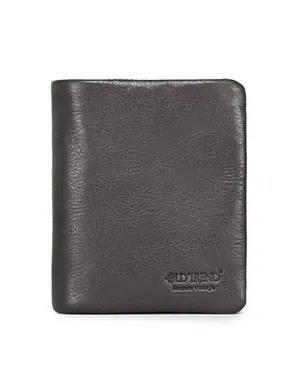 OLD TREND Clover Genuine Leather Slim Secure Trifold Rfid Wallet - Grey