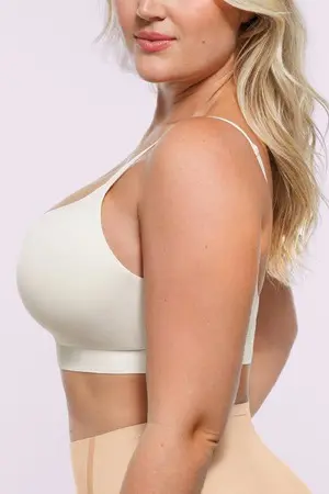 SHAPELLX Oyster Reborn T-shirt Bra - Oyster White