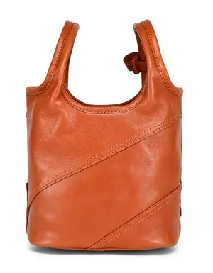 OLD TREND Laurel Genuine Leather Convertible Tote - Cognac
