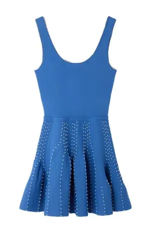 Sandro Beaded Knit Mini Dress