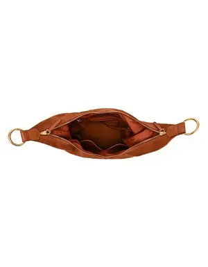 OLD TREND Leather Suede Heritage Shoulder Bag - Brown