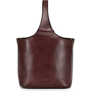 OLD TREND Napa Genuine Leather Handcrafted Basket Bag - Coffee