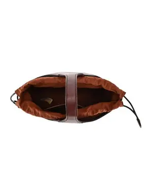 OLD TREND Napa Genuine Leather Handcrafted Basket Bag - Coffee