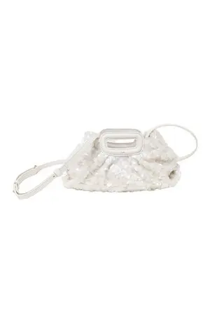 Maje Sequined Mini Clutch
