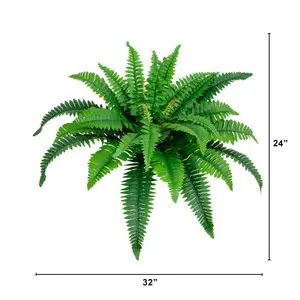 NEARLY NATURAL 32-in Artificial Boston Fern Set Of 2
