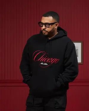 MARC NOLAN Chicago Embroidered Hoodie