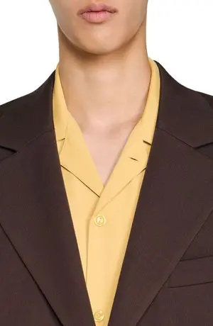 Sandro Oversized Wool Jacket - Chocolate