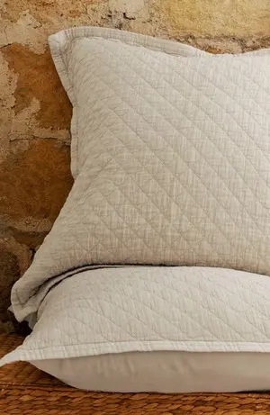 CHRISTY Porto Luxury Diamond Quilted Sham Pair