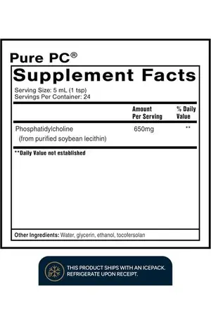 QUICKSILVER SCIENTIFIC Micellized Pure Pc Phosphatidylcholine Liquid Cellular Support Supplement