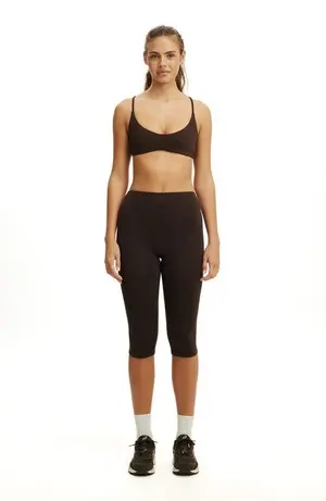 BODY Active Ultra Soft Contour Capri Tight - French Roast
