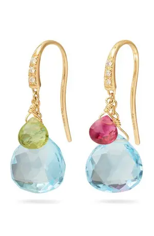 Marco Bicego Paradise 18k Yellow Gold Drop Earrings - 18k Gold