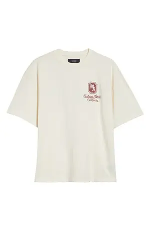Amiri Ma Chateau Oversize Graphic T-shirt - Ivory