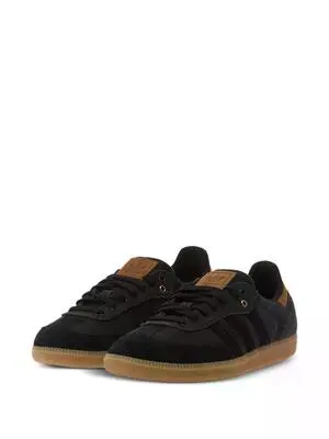 Adidas Samba Striped Sneakers - Black