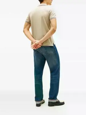 Tommy Hilfiger Striped-trim Polo Shirt - Neutrals