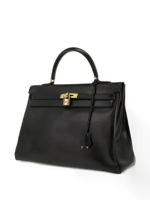 Hermès 2002 Kelly 35 Handbag - Black