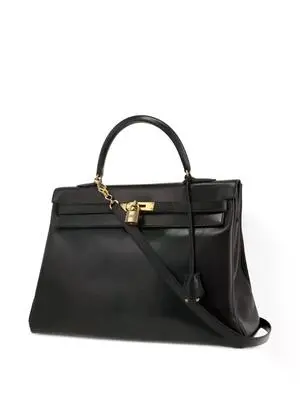 Hermès 2002 Kelly 35 Handbag - Black