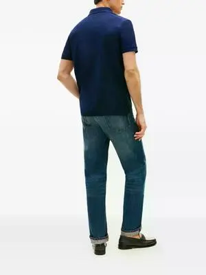 Tommy Hilfiger Buttoned Textured Polo Shirt