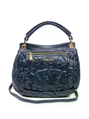 Miu Miu Matelassé Leather Shoulder Bag
