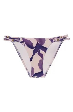 VIX PAULA HERMANNY Paige Knotted Bikini Bottoms - Pink Multi