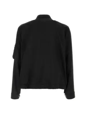 Sacai Twill Shirt Jacket - Black